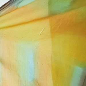 Vintage | Accessories | Blue And Orange Silk Scarf | Poshmark